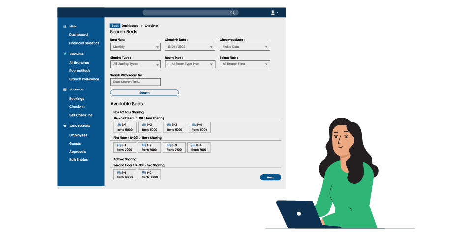 Paying Guest Management Software | GullyPG